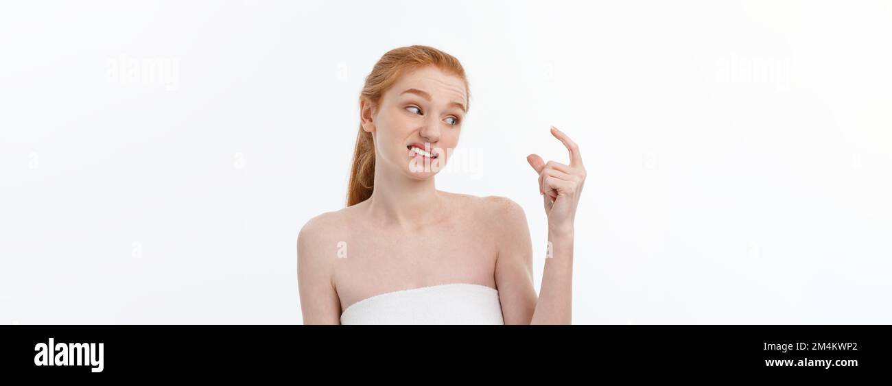 Portrait sad serious young woman with disappointed facial expression ...