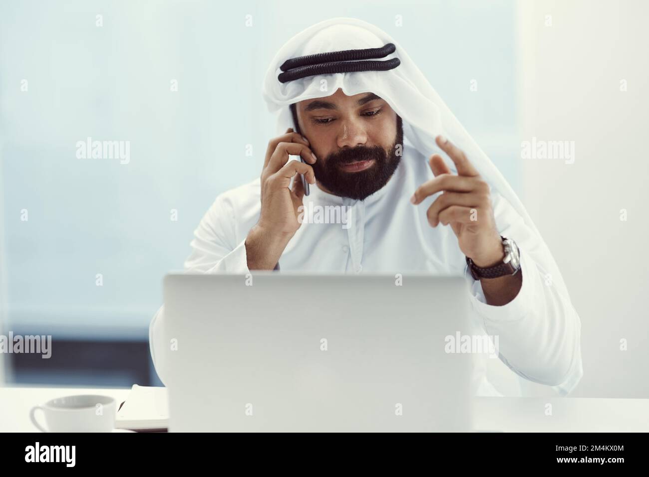 Just one more thing...a young businessman dressed in Islamic ...