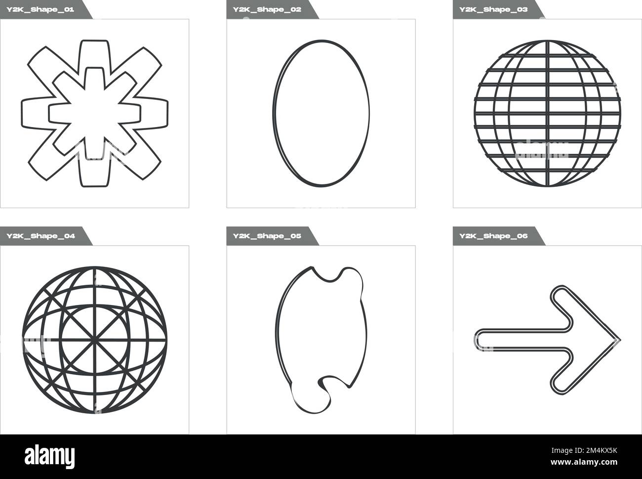Vector Graphic Assets Set. Large set of retro objects for design ...