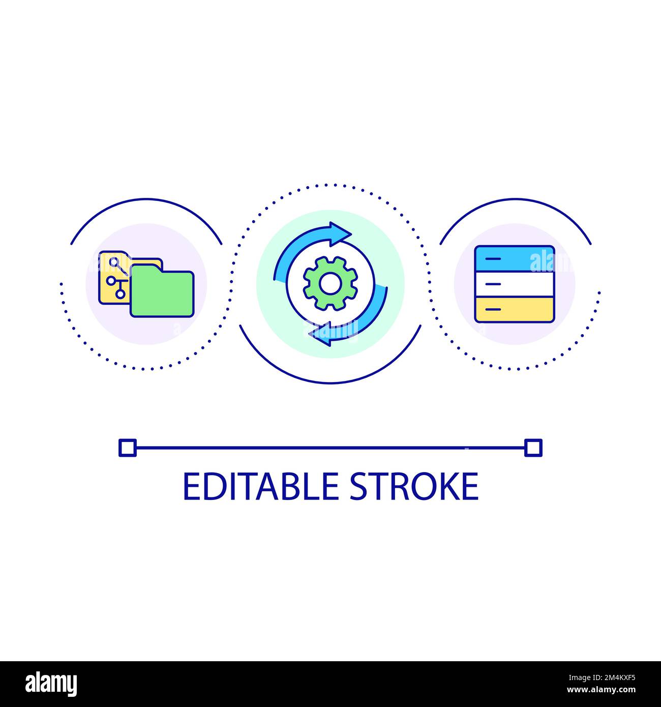 Electronic records management Stock Vector Images - Alamy
