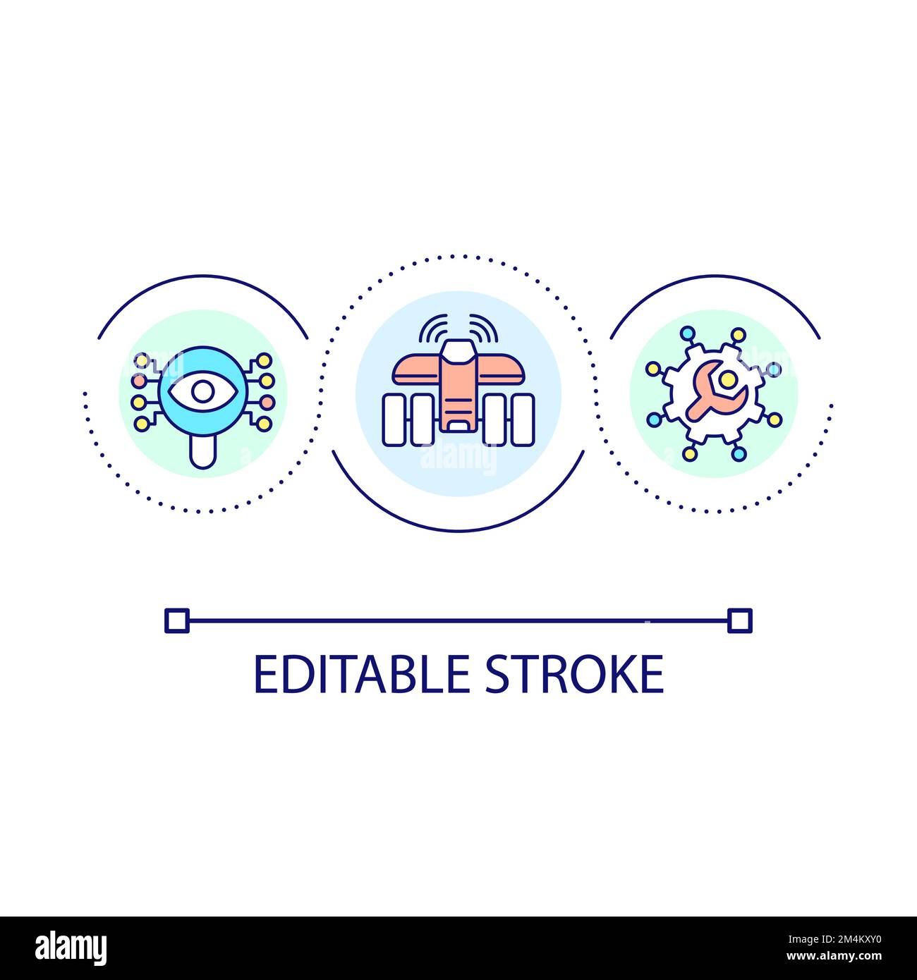Drone-based solution loop concept icon Stock Vector Image & Art - Alamy Drone-based solution loop concept icon Stock Vector Image & Art - Alamy