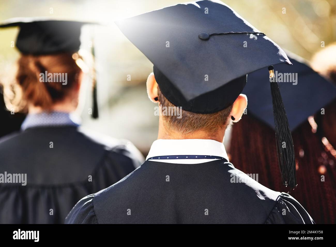 College graduate rear view hi-res stock photography and images - Alamy