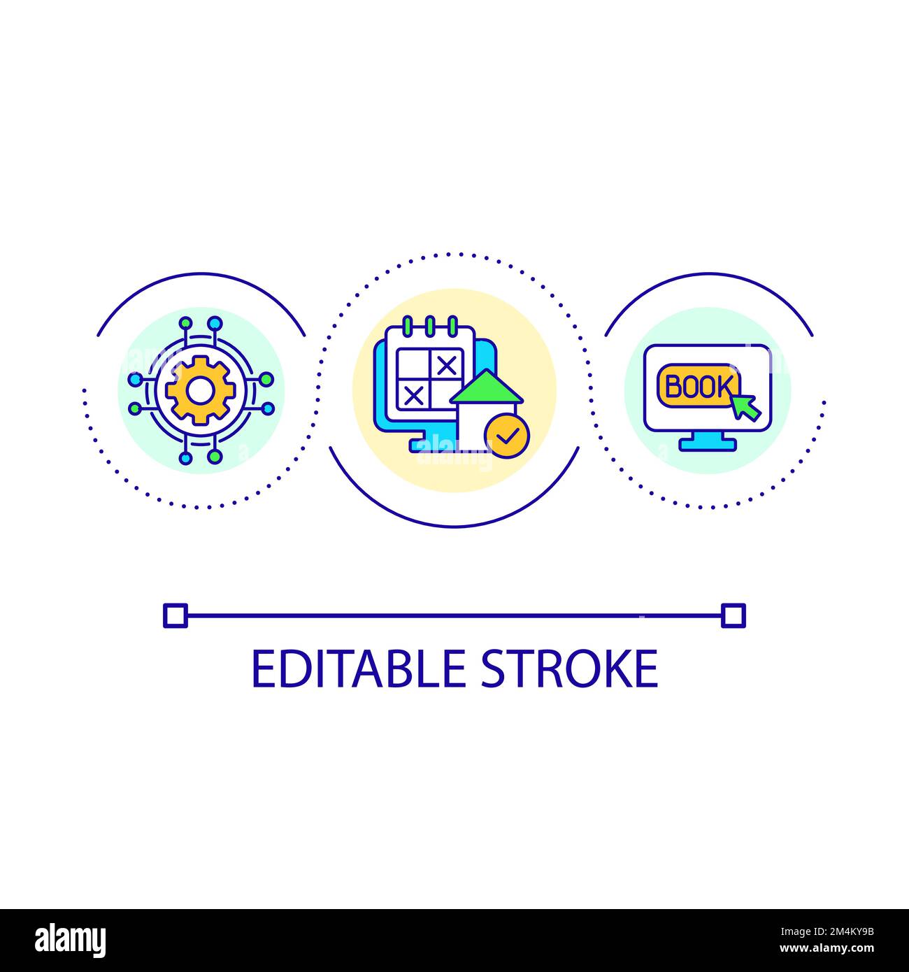 Platform loop Stock Vector Images - Alamy