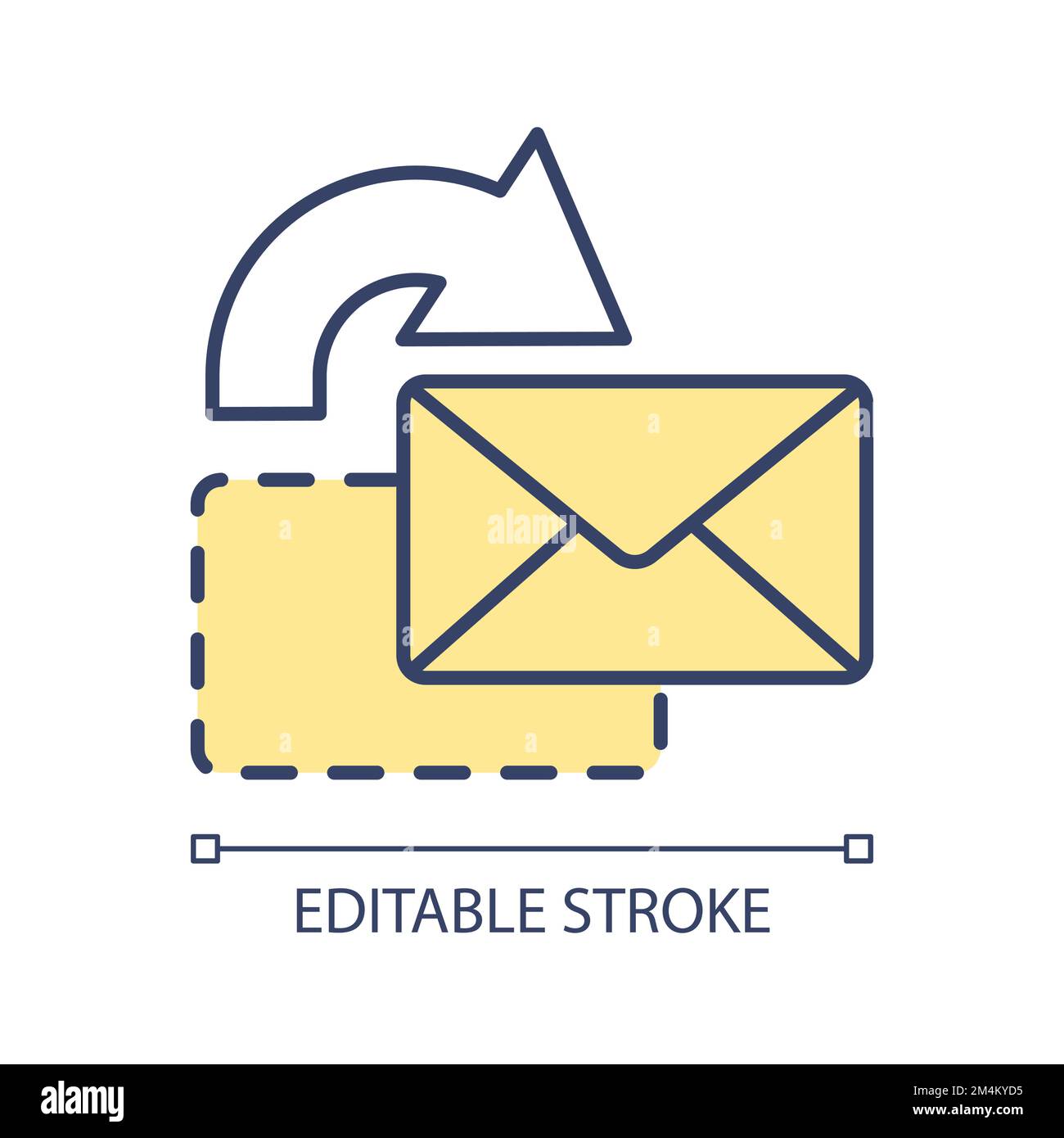 Providing template for email RGB color icon Stock Vector Image & Art ...