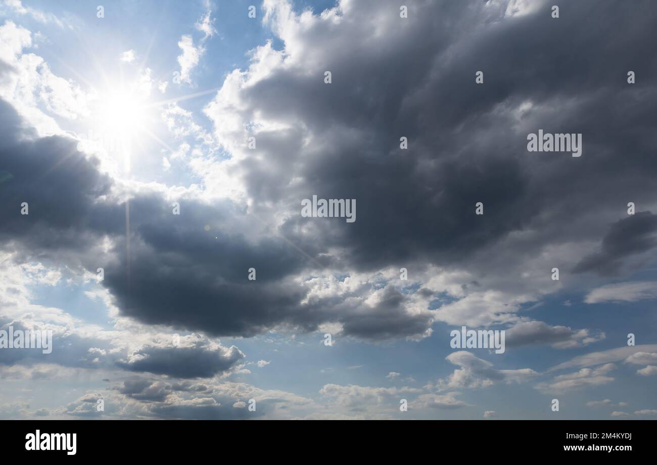 Before heavy rain storm. On the sky Stock Photo - Alamy