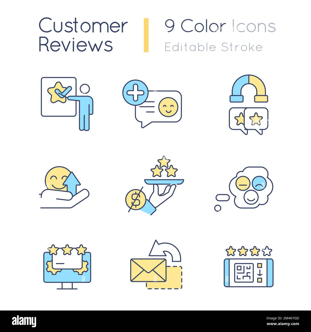 Collecting customer feedback RGB color icons set Stock Vector Image ... Collecting customer feedback RGB color icons set Stock Vector Image ...