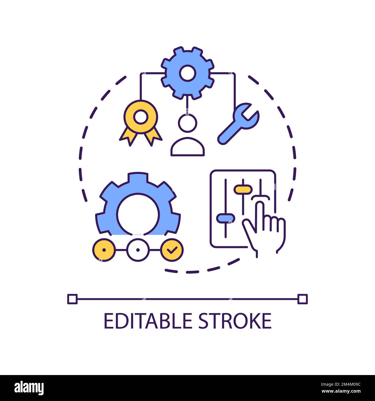 Fixing business processes concept icon Stock Vector Image & Art - Alamy