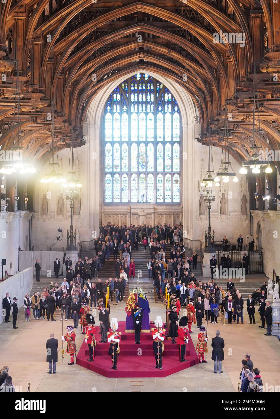 File photo dated 17/09/22 of Queen Elizabeth II's grandchildren ...