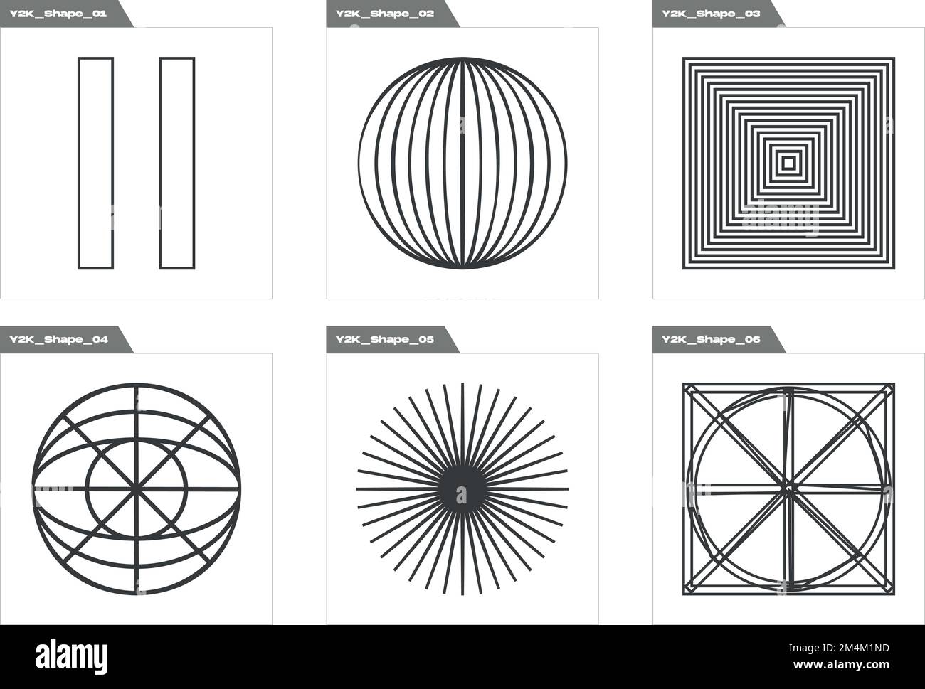 Vector Graphic Assets Set. Large set of retro objects for design ...