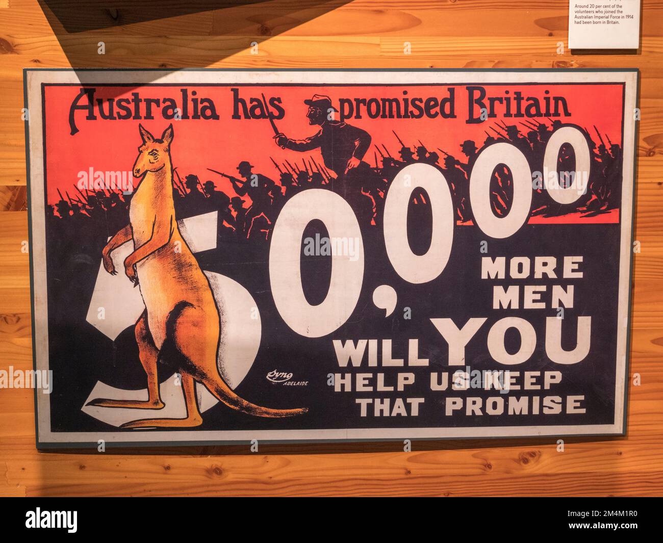 Australia has promised Britain 50,000 more men. Will you help us keep ...