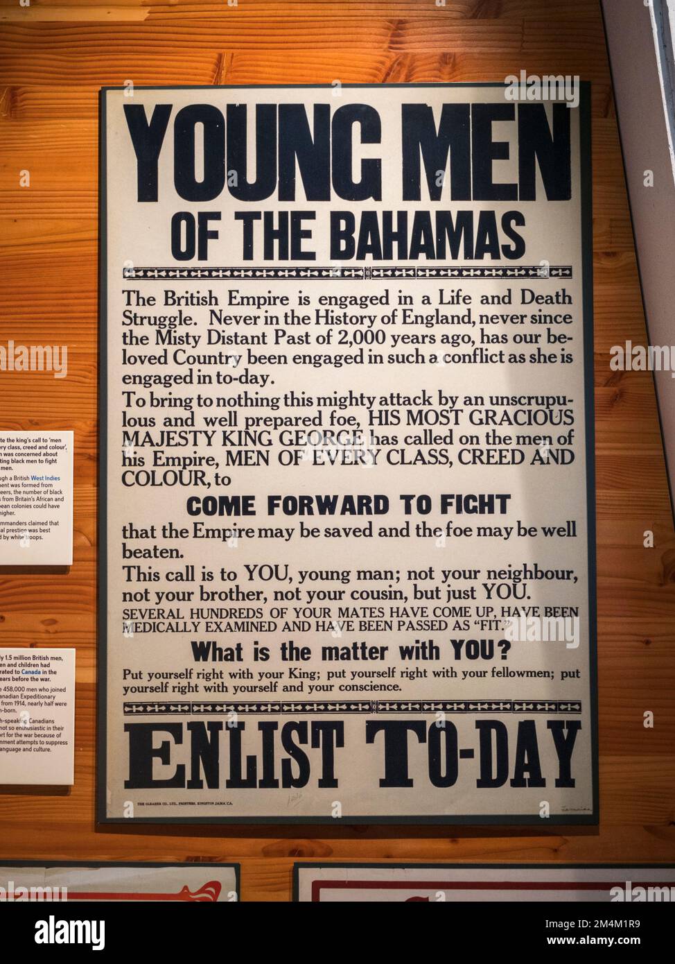Young men of the bahamas enlist hi-res stock photography and images - Alamy