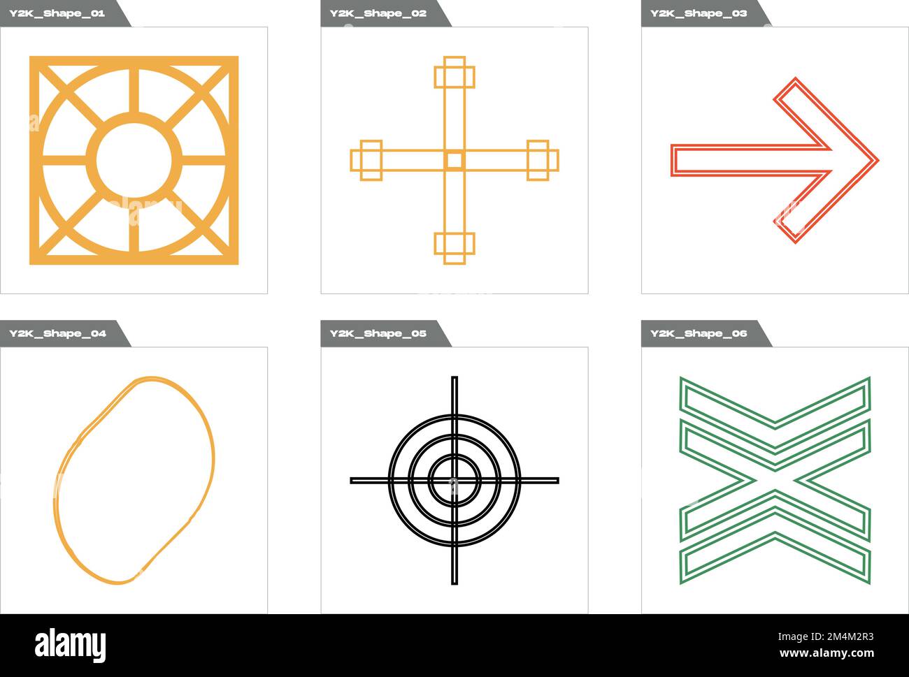 Vector Graphic Assets Set. Large set of retro objects for design ...