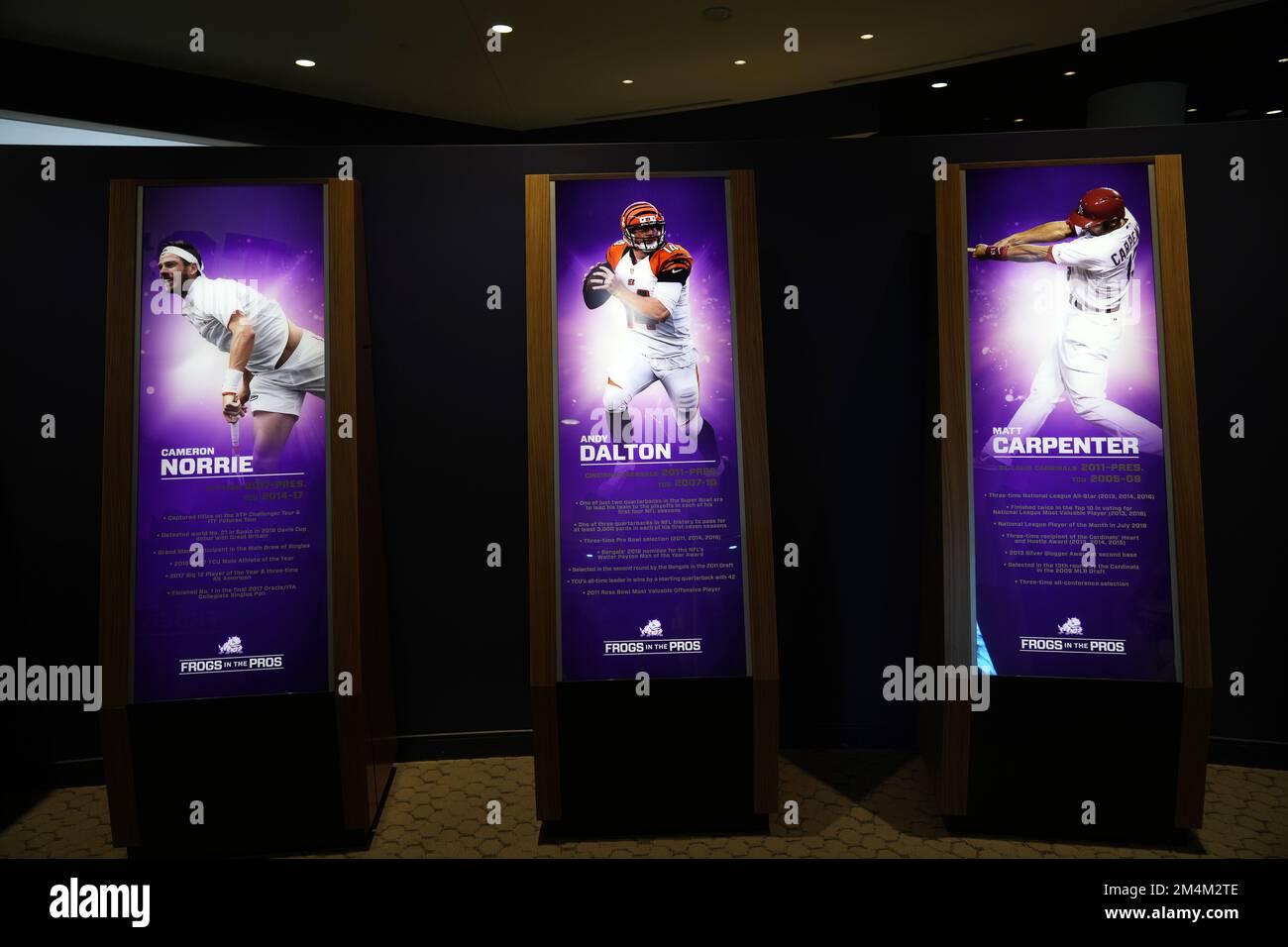 Fort Worth, United States. 20th Dec, 2022. A Hall of Fame exhibit ...