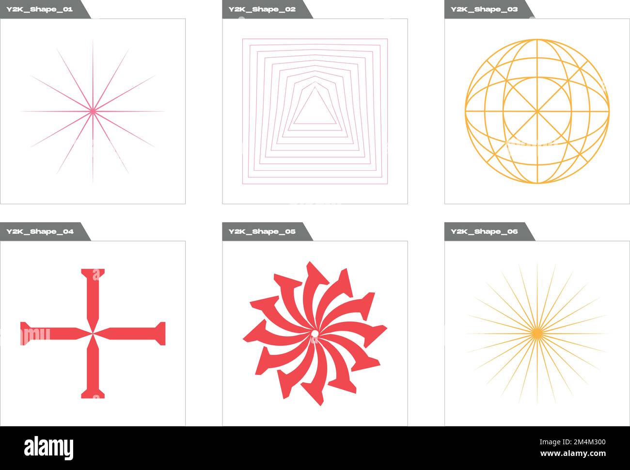 Vector Graphic Assets Set. Large set of retro objects for design. Flat ...