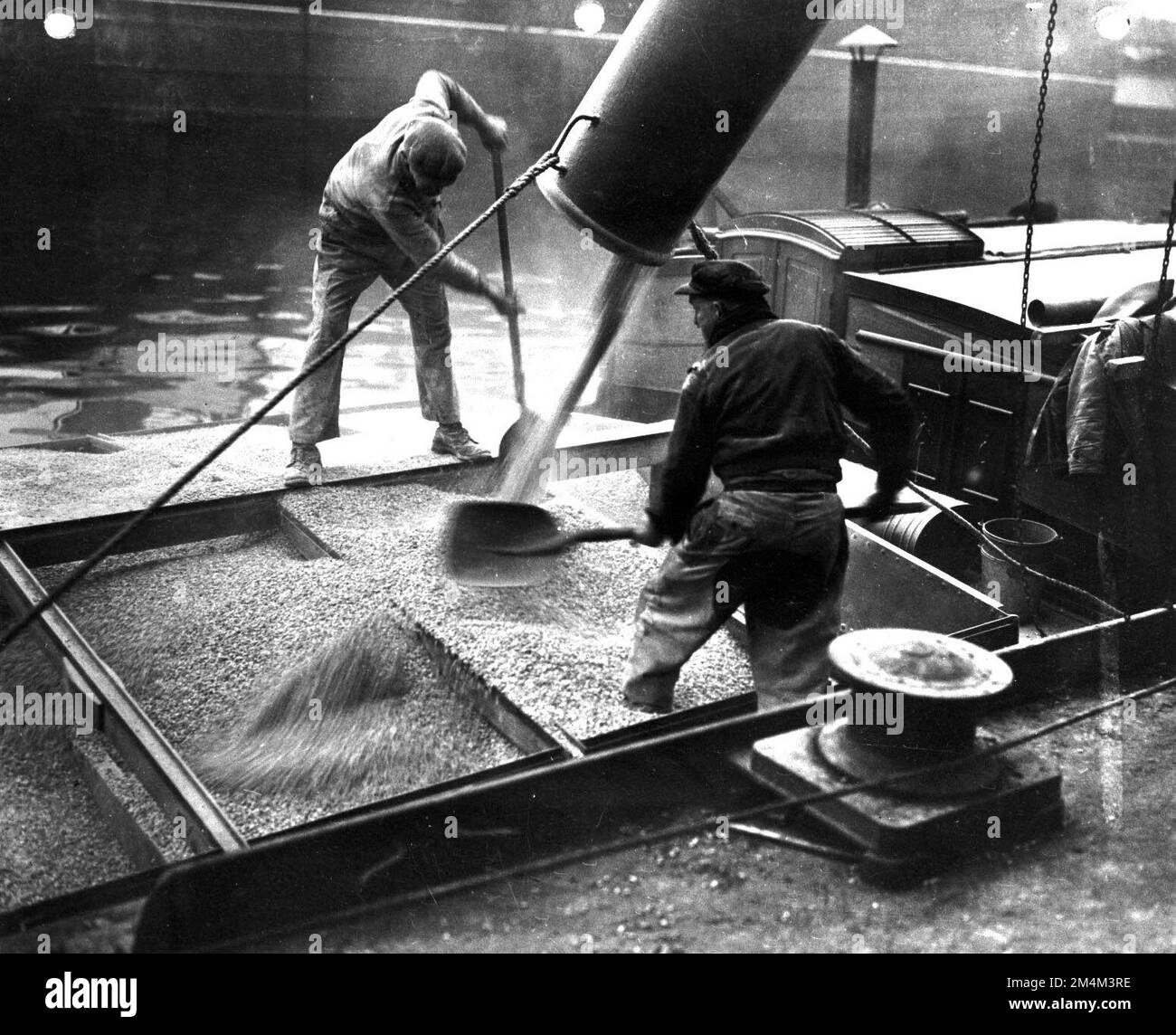 Corn Shipment - Corn Feed Imported Under the Marshall Plan. Photographs ...