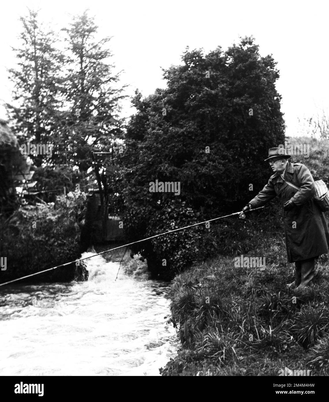 Vincent Auriol Fishing. Photographs of Marshall Plan Programs, Exhibits ...