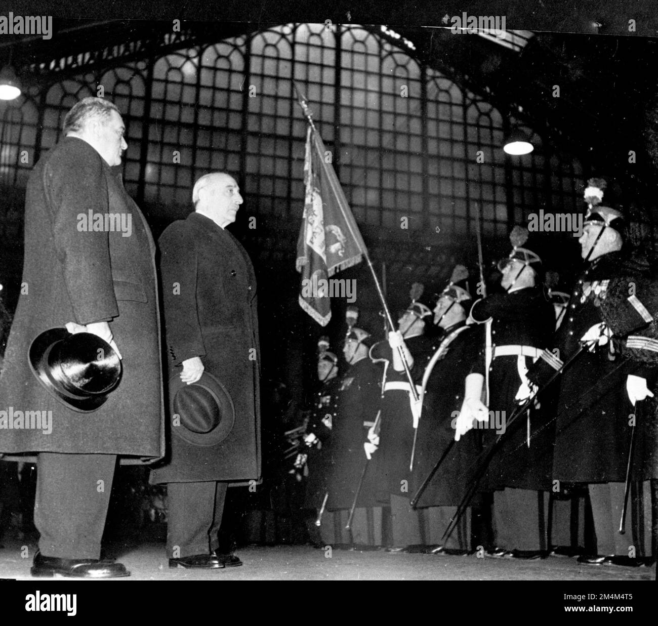Field Marshal Papagos Visits Paris. Photographs of Marshall Plan ...