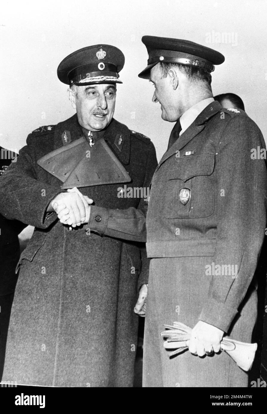 Field Marshal Papagos Visits Paris. Photographs of Marshall Plan ...