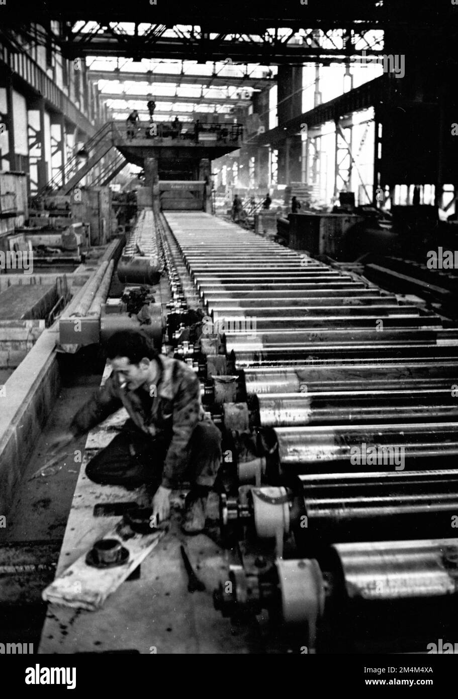SOLLAC Steel Mill. Photographs of Marshall Plan Programs, Exhibits, and ...