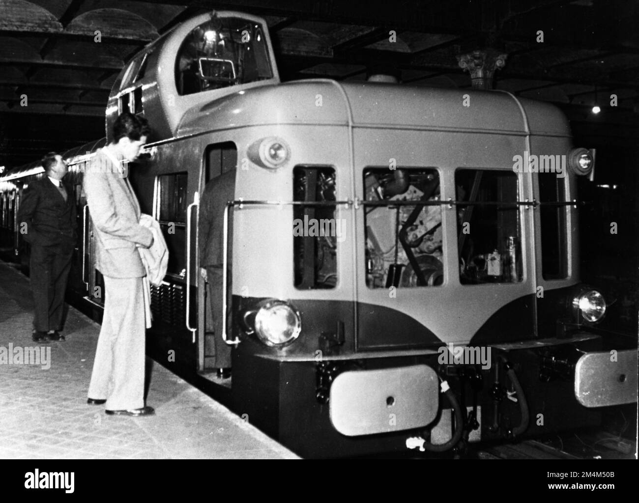 Electric Diesel Engine For Railways. Photographs of Marshall Plan ...
