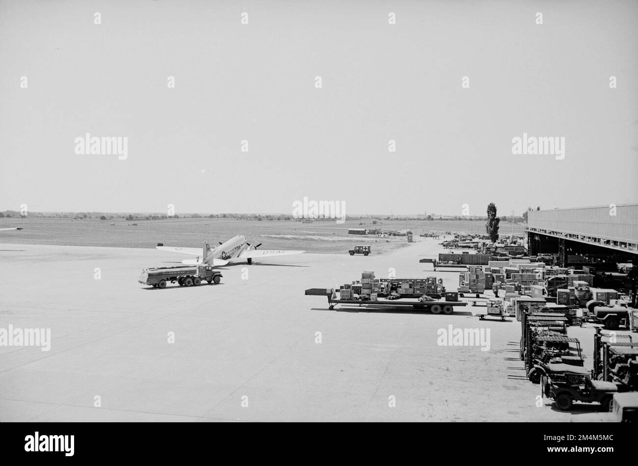 NATO Airbase in France. Photographs of Marshall Plan Programs, Exhibits ...