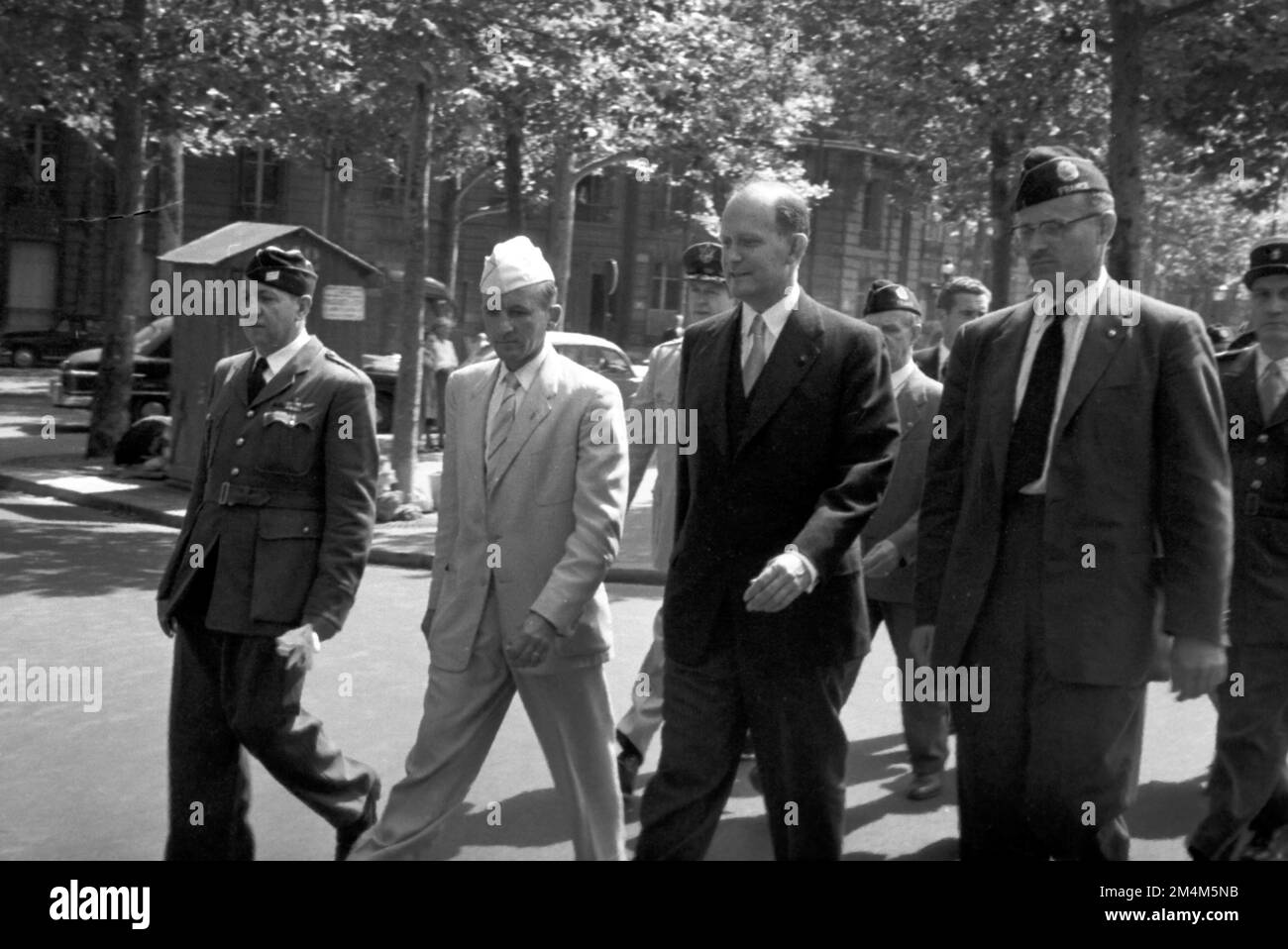 Independence Day in Paris, 1955: AT the Rochambeau Statue, Place d'Iena ...