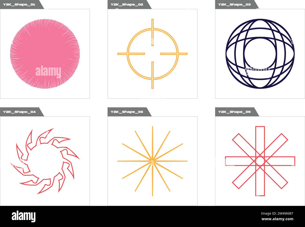 Vector Graphic Assets Set. Large set of retro objects for design ...