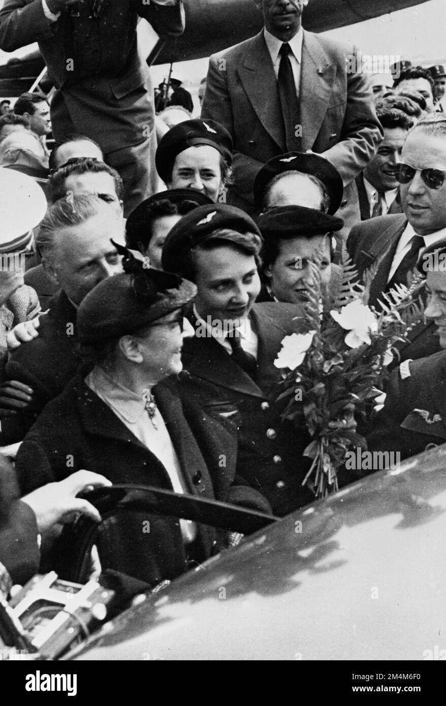 Genevieve de Galard Arrives at Orly. Photographs of Marshall Plan ...