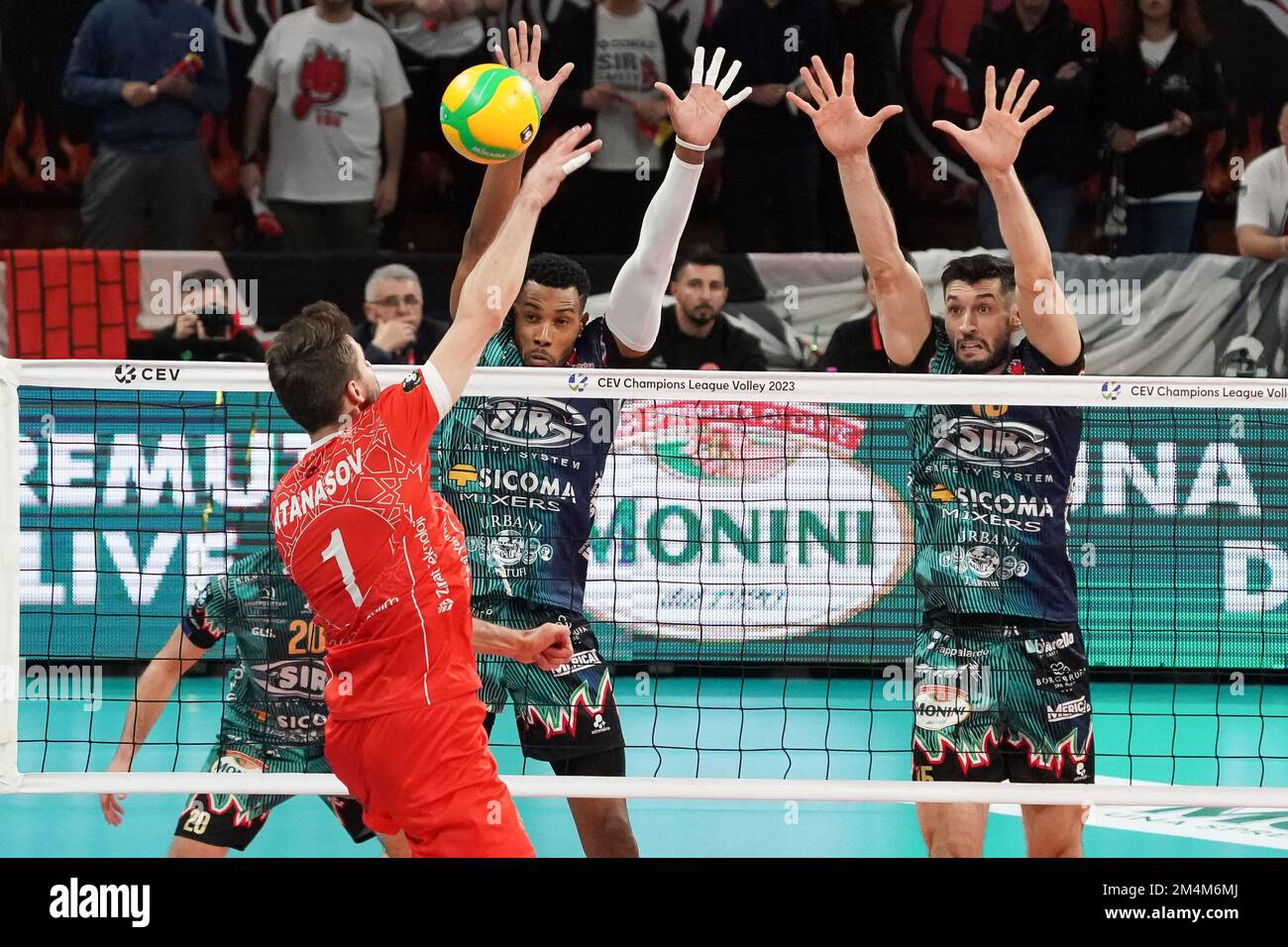 Pala Barton, Perugia, Italy, December 15, 2022, atanasov martin (n1 ...