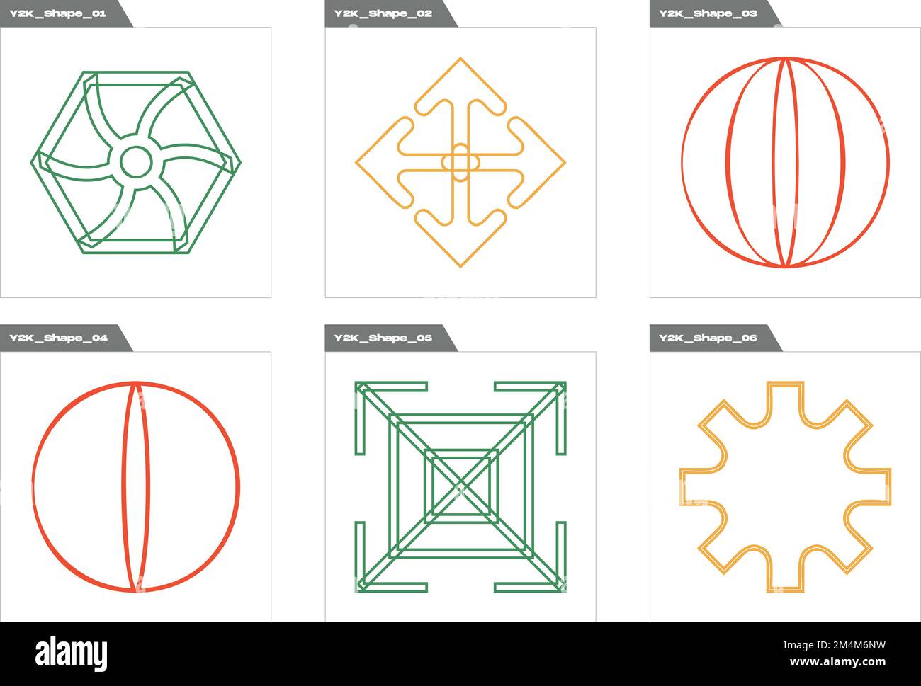 Y2k background vector vectors Cut Out Stock Images & Pictures - Alamy