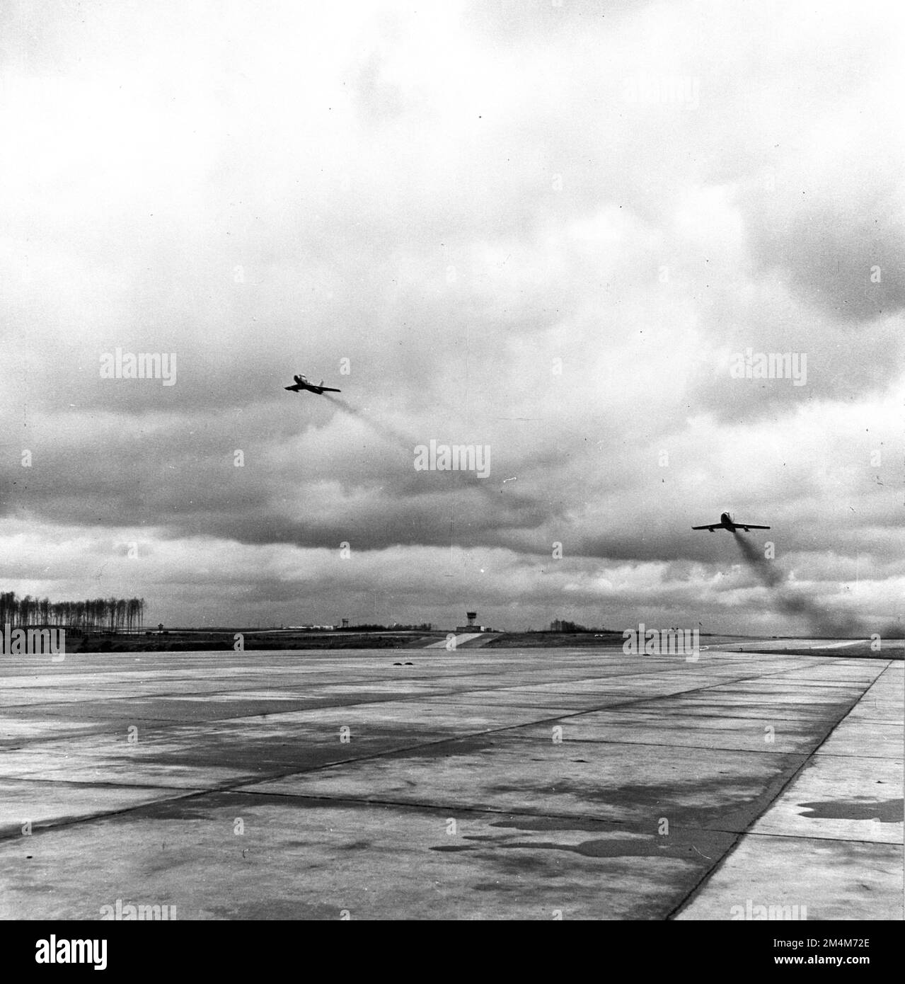 NATO Airfield and Canadian Fighters. Photographs of Marshall Plan ...