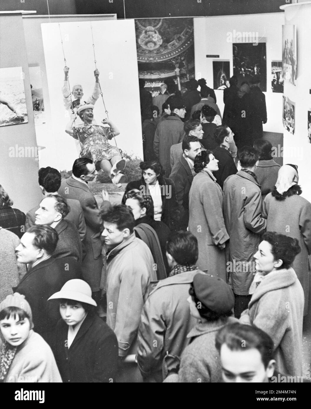 "Family of Man" Exhibit, Opening Day. Photographs of Marshall Plan ...