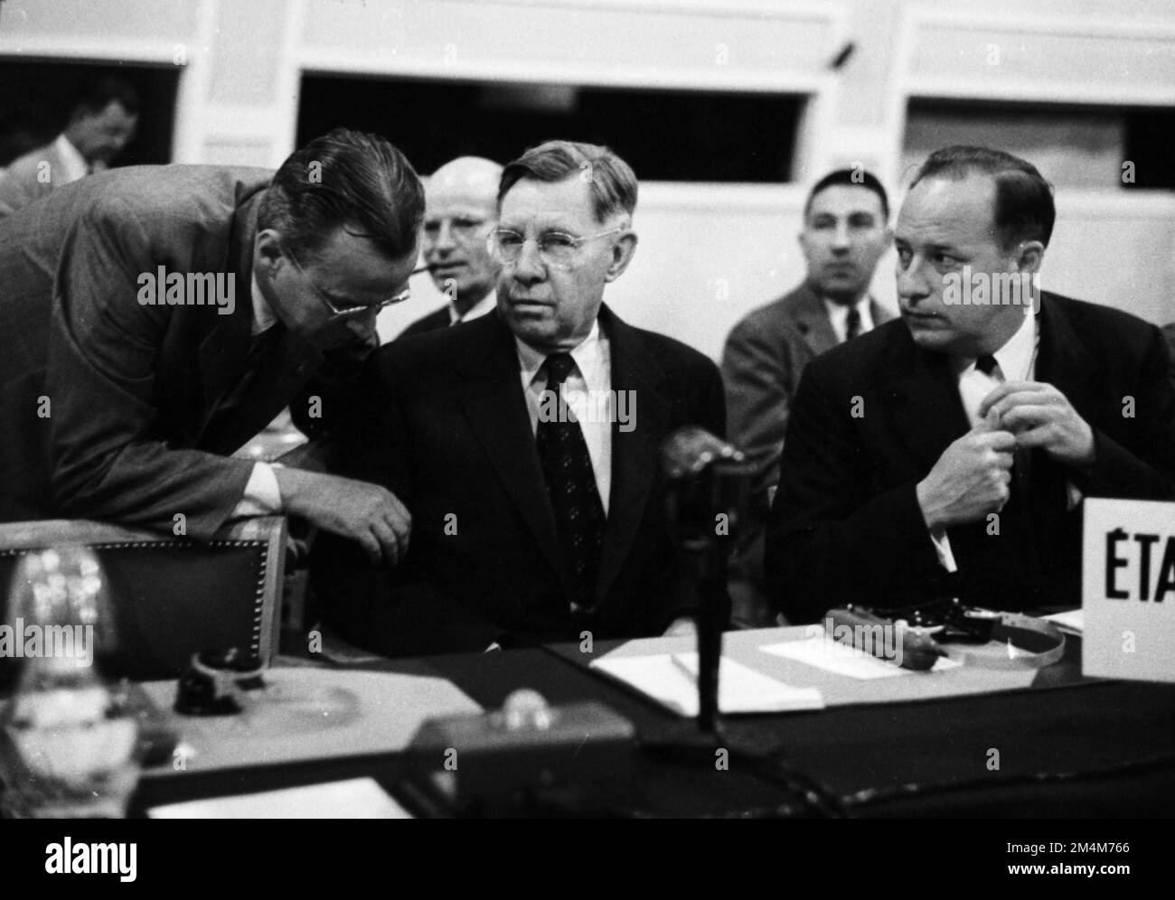 Meeting of MPs from NATO Countries. Photographs of Marshall Plan ...