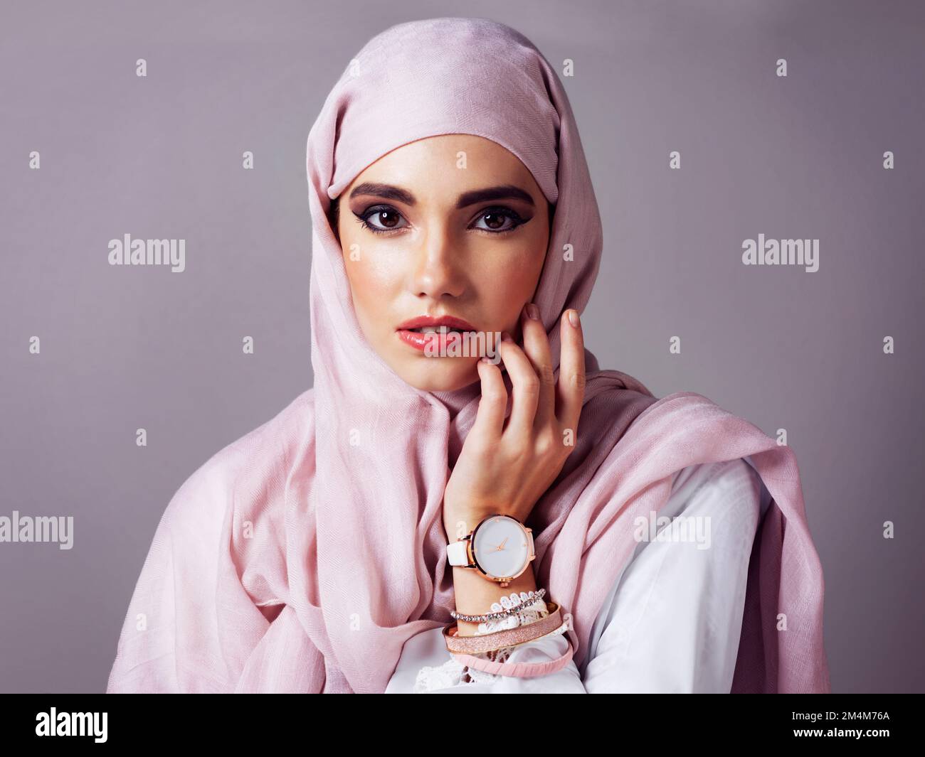 She is like a diamond, precious and rare. Studio portrait of a cheerful ...