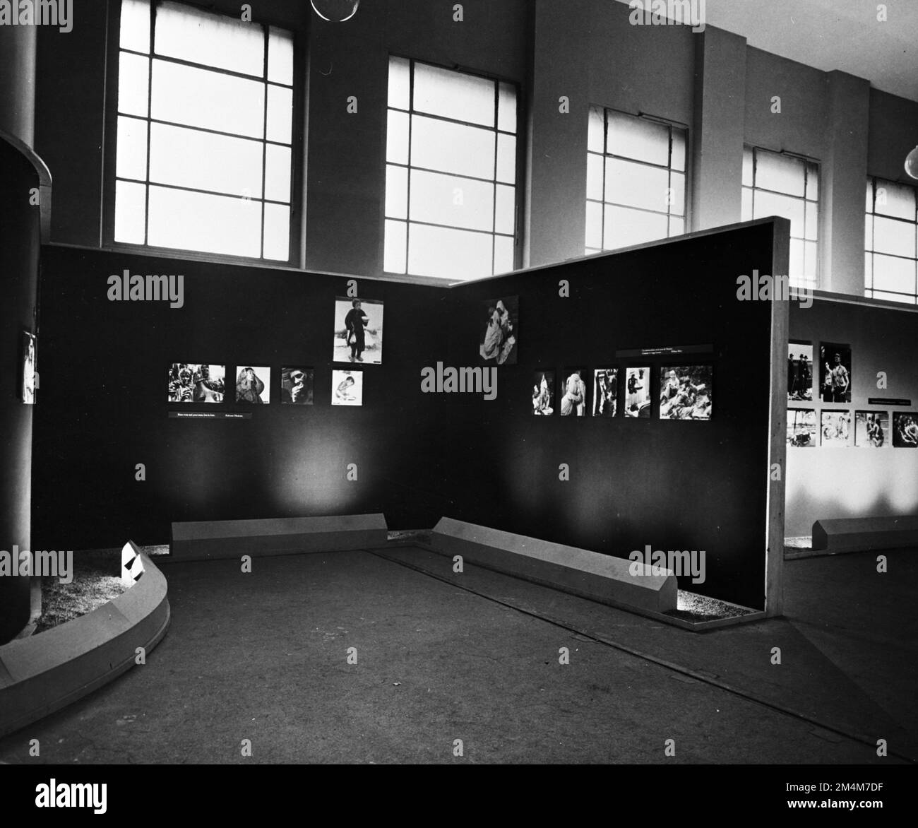 "Family of Man" Exhibit, Lay-out. Photographs of Marshall Plan Programs ...