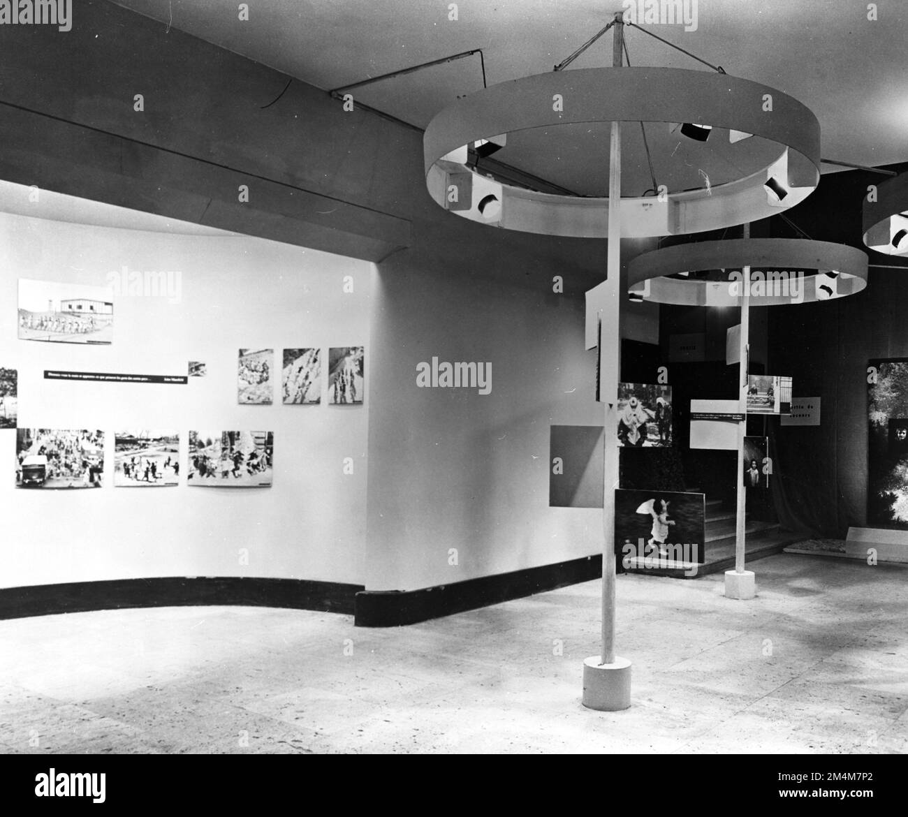 "Family of Man" Exhibit, Lay-out. Photographs of Marshall Plan Programs ...