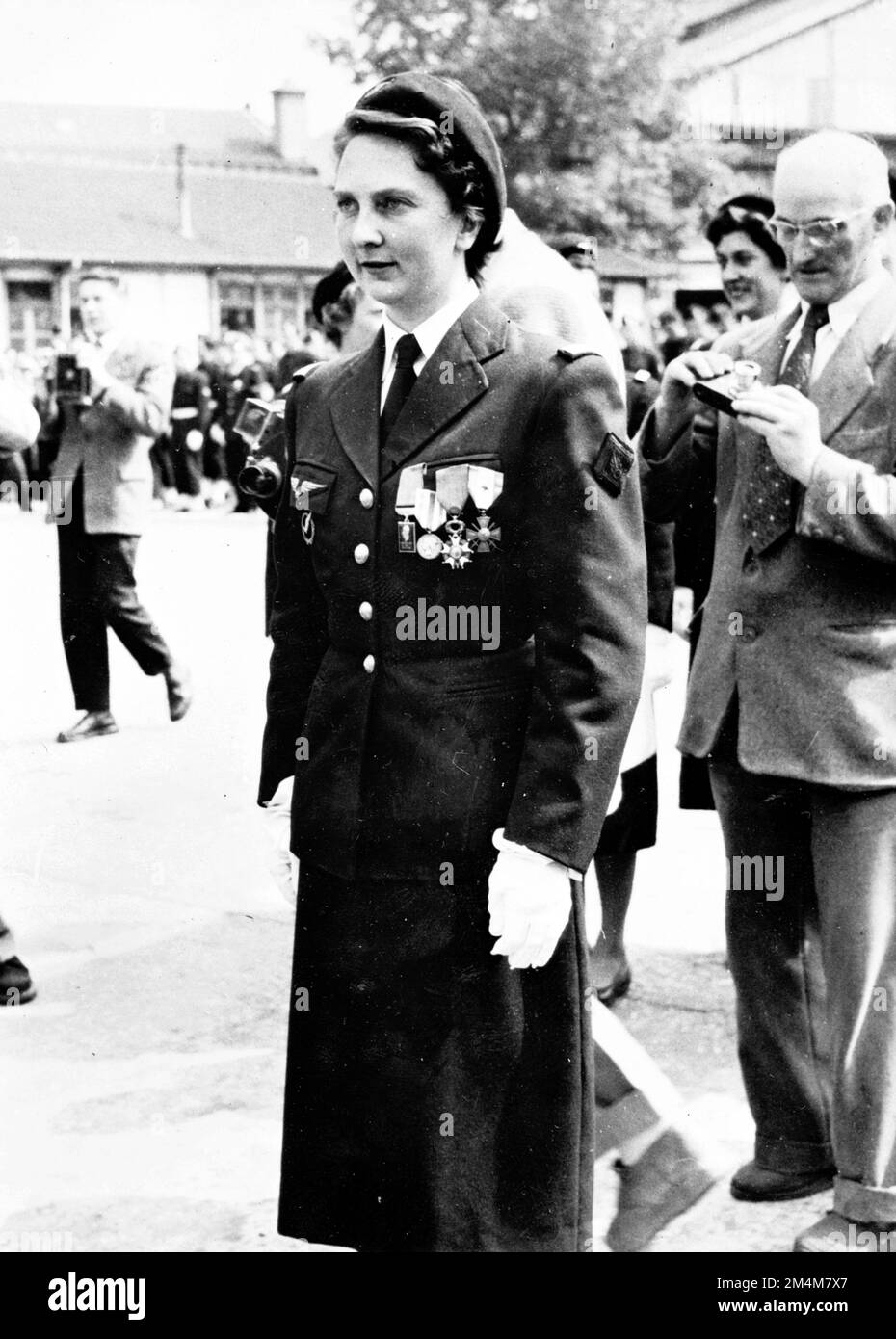 Genevieve de Galard Arrives at Orly. Photographs of Marshall Plan ...