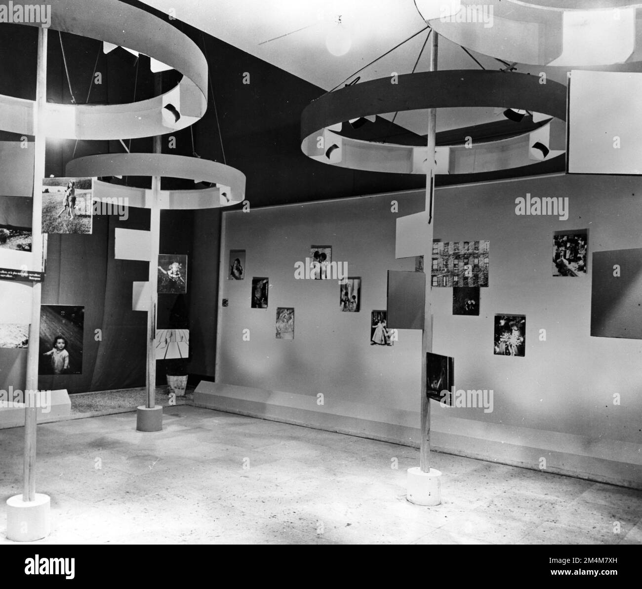 "Family of Man" Exhibit, Lay-out. Photographs of Marshall Plan Programs ...