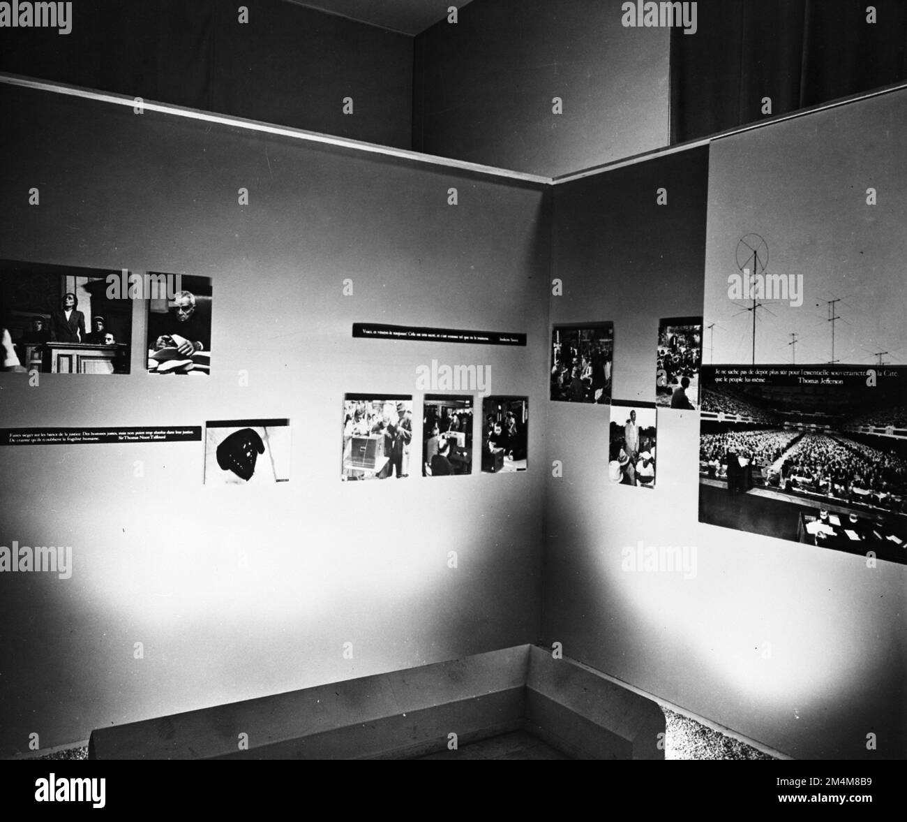 "Family of Man" Exhibit, Lay-out. Photographs of Marshall Plan Programs, Exhibits, and Personnel ...