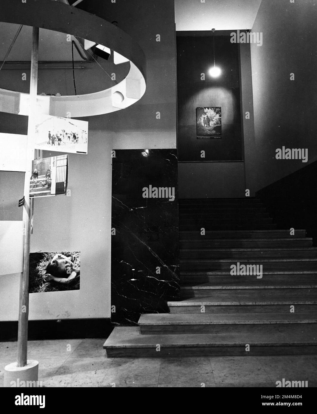 "Family of Man" Exhibit, Lay-out. Photographs of Marshall Plan Programs, Exhibits, and Personnel ...