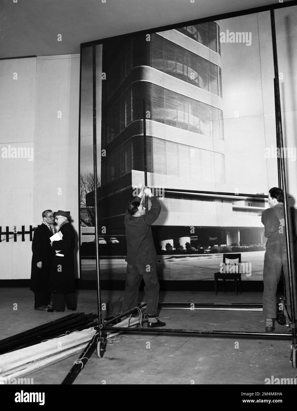 "50 Years of US Art" Exhibit. Photographs of Marshall Plan Programs ...