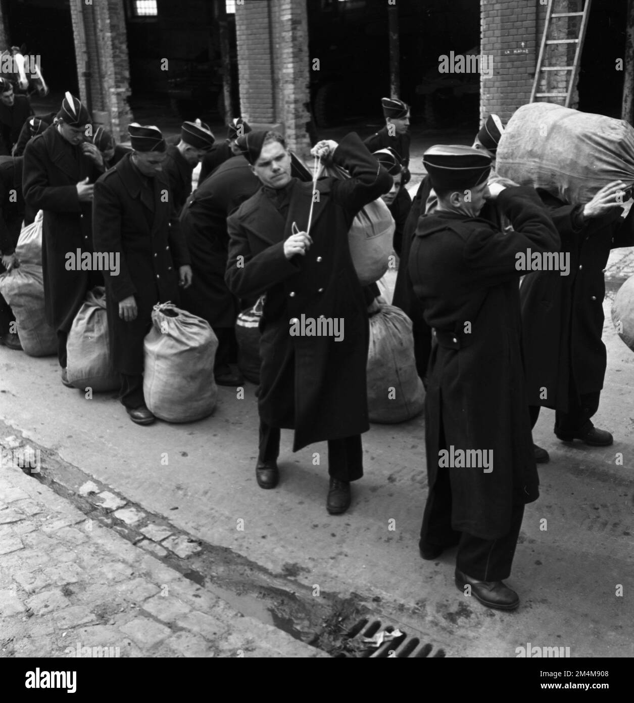 French Army - Training Recruits. Photographs of Marshall Plan Programs ...
