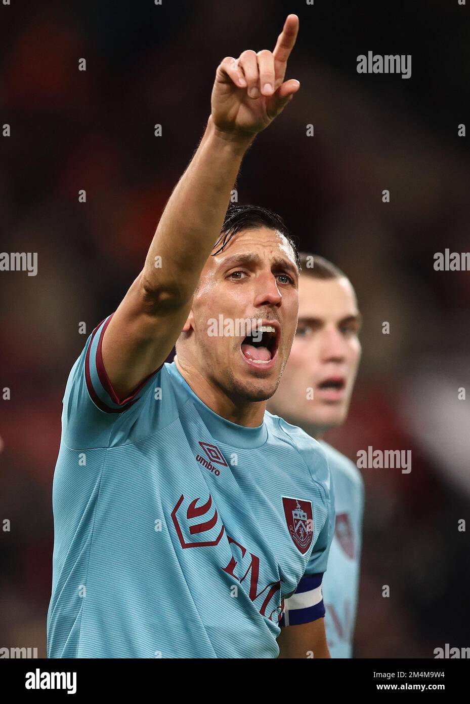 Manchester, England, 21st December 2022. Jack Cork of Burnley during ...