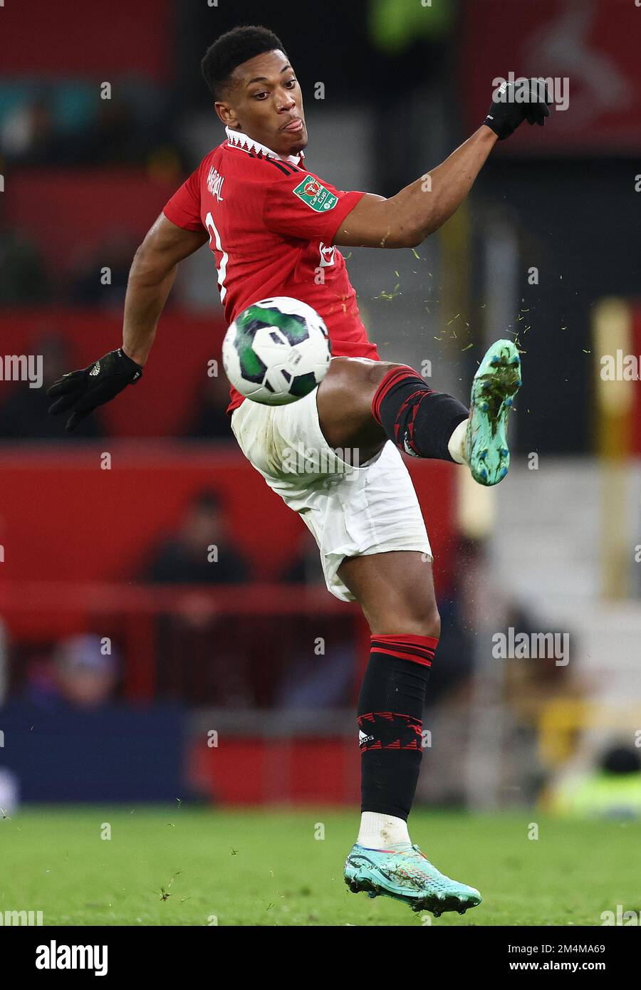 Manchester, England, 21st December 2022. Anthony Martial of Manchester ...
