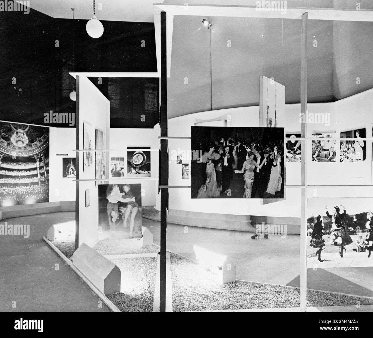 "Family of Man" Exhibit, Lay-out. Photographs of Marshall Plan Programs ...