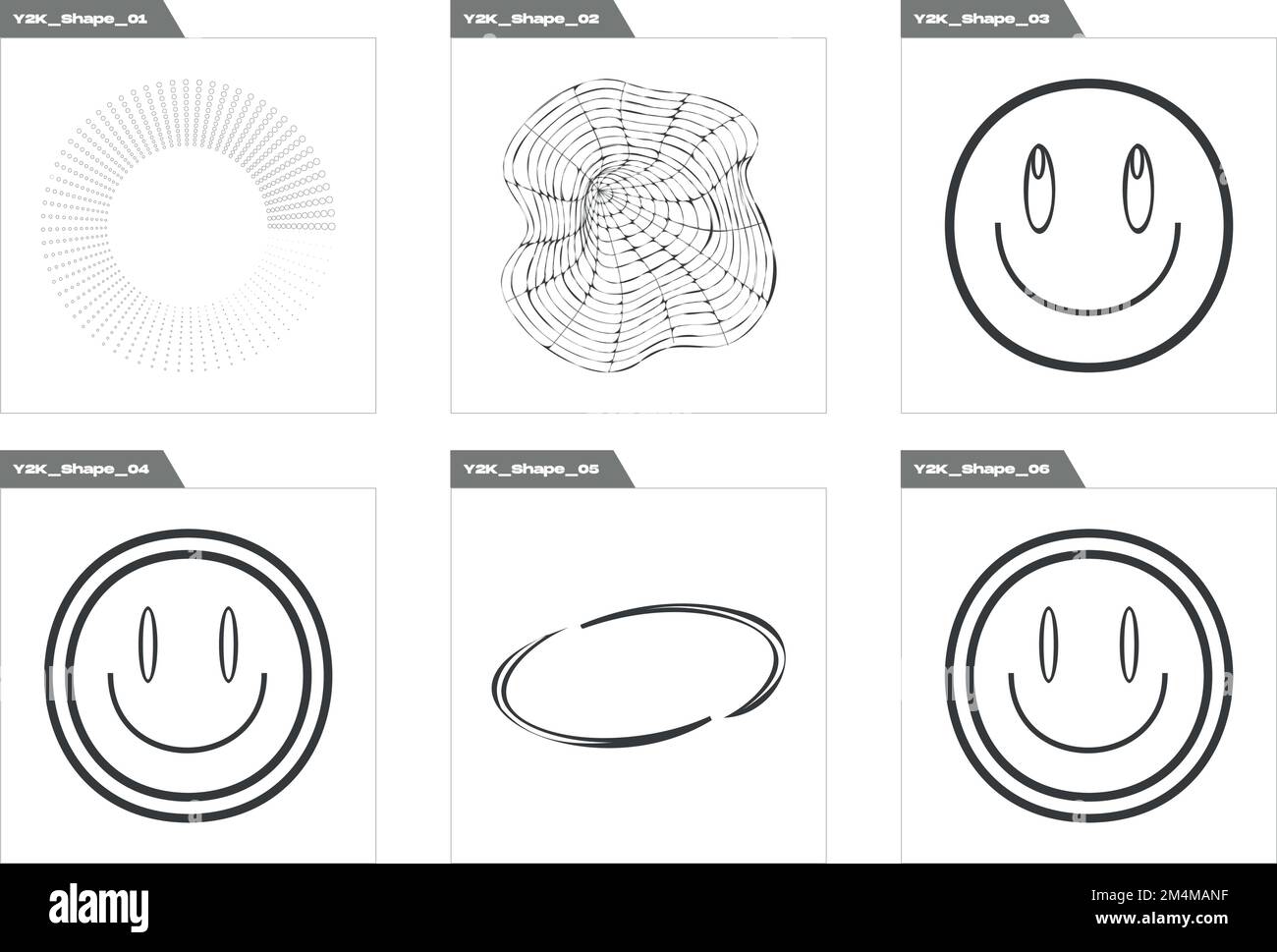 Vector Graphic Assets Set. Extraordinary Graphic Assets. For modern T ...