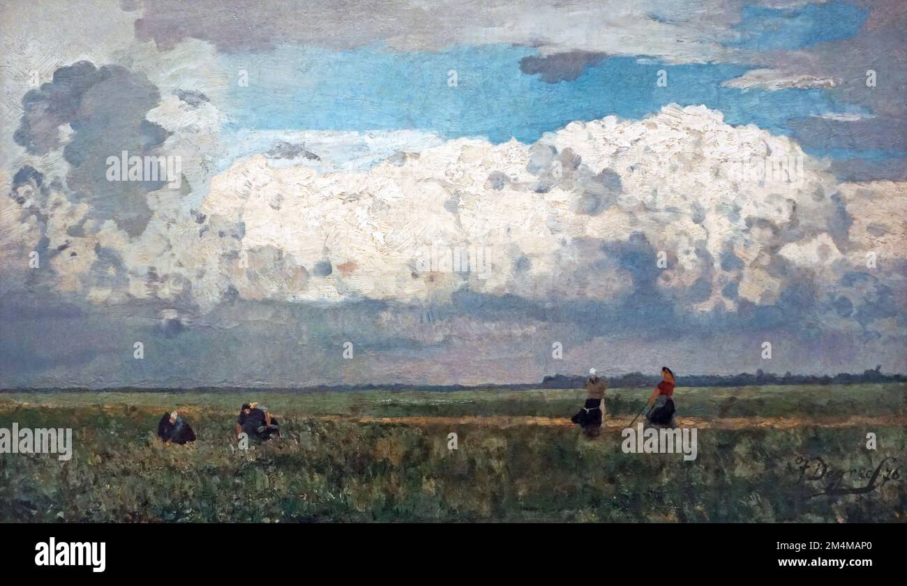 The Plain of Forest (1876) by Jean-Baptiste Degreef (1852-1894).Belgian ...