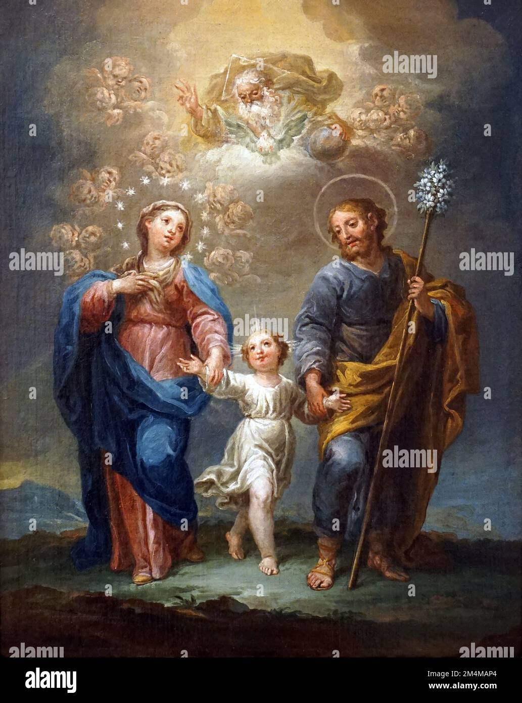 The Trinity of the Earth by Jerónimo Ezquerra (1660-1733).Spanish ...
