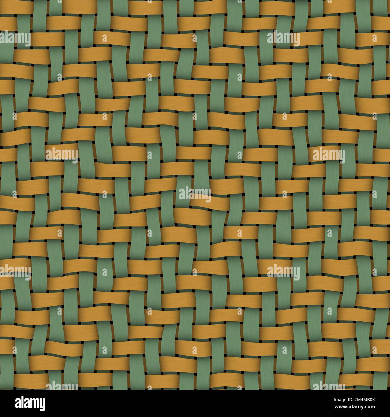 A seamless woven texture with diagonal cross stripes pattern, green and ...
