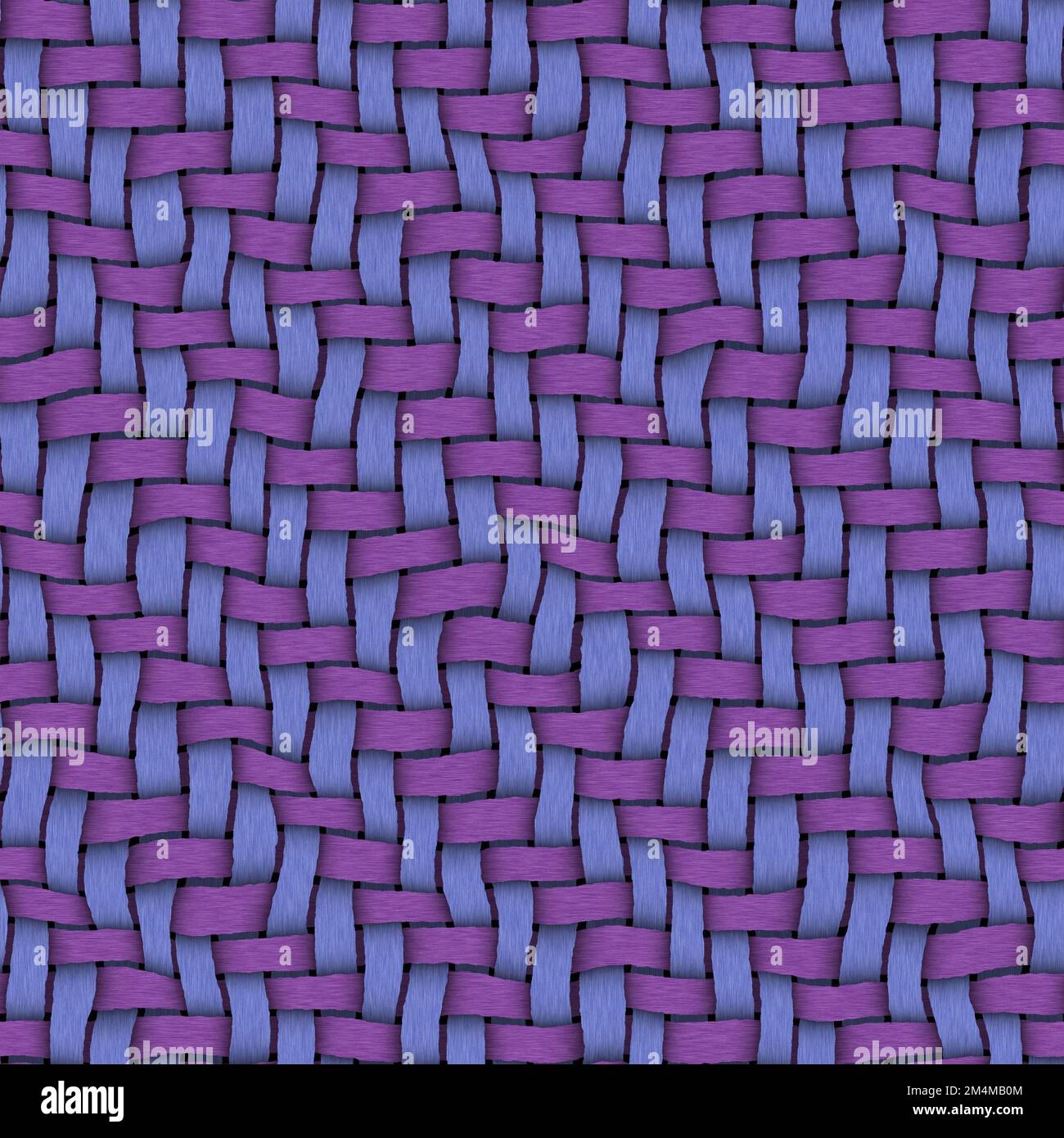A seamless woven texture with diagonal cross stripes pattern, blue and ...